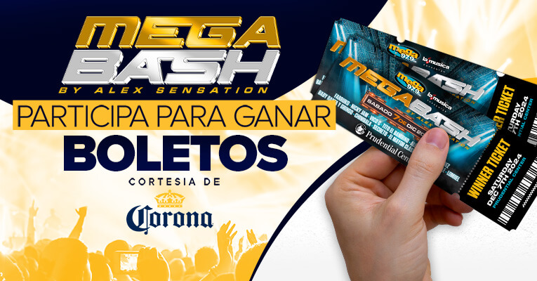 Gana un par de boletos para MegaBash 2024 • La Mega 97.9
